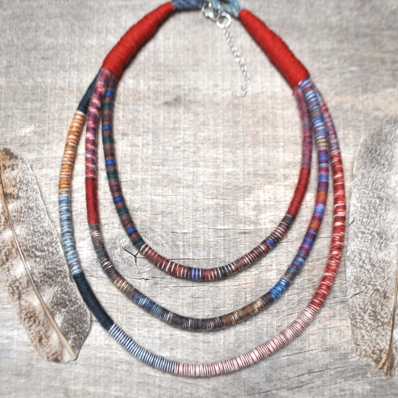 African Rope Necklace - Etsy