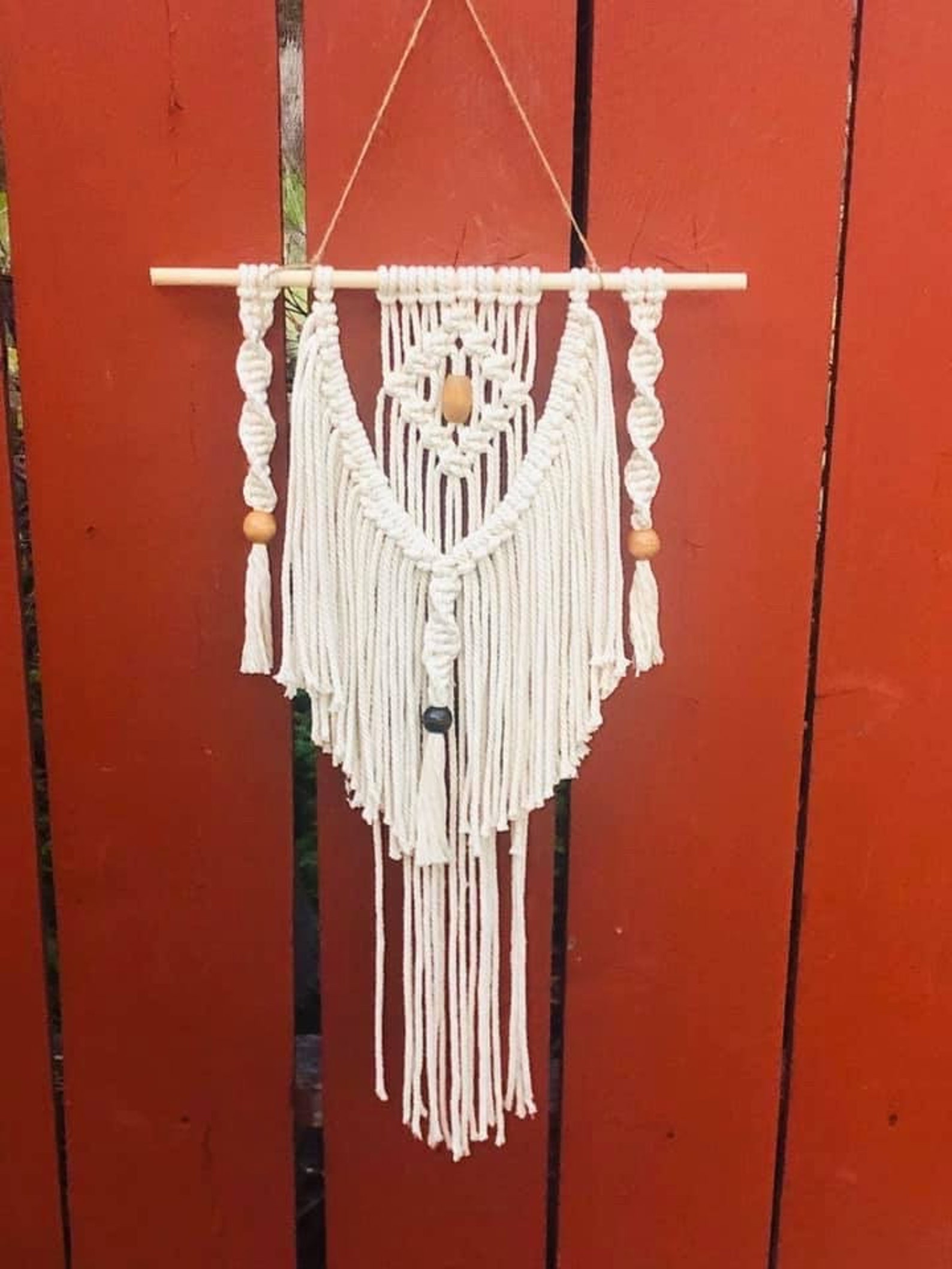 Macrame Twisted Fringe Wall Hanging - Etsy