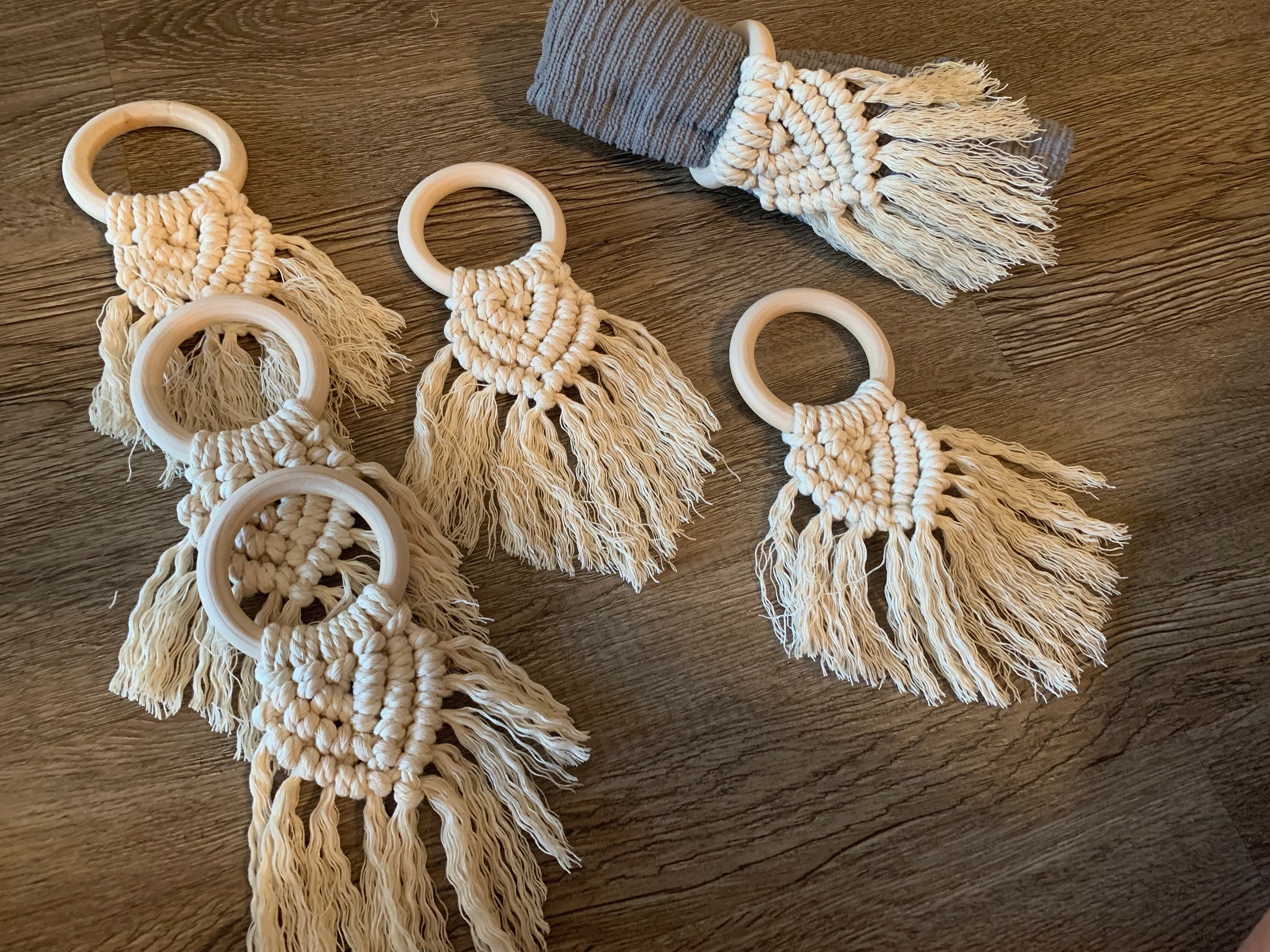 Macrame Napkin Rings Boho Napkin Rings Boho Table Decor - Etsy