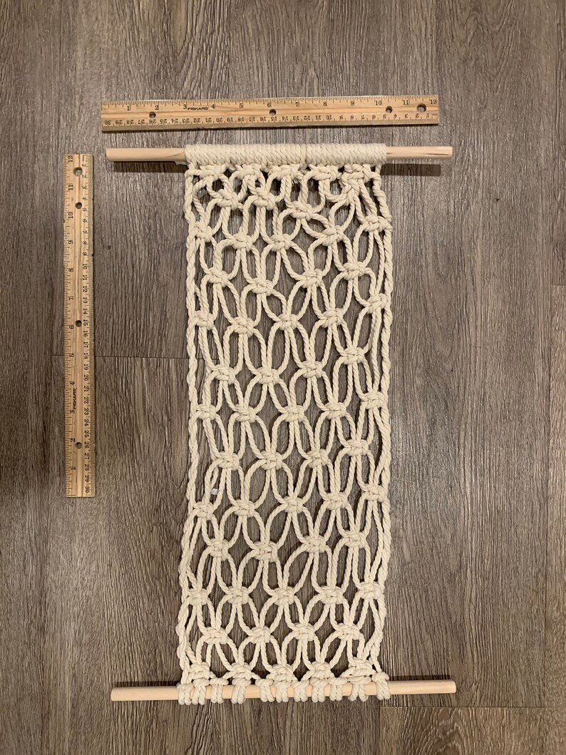 Macrame Fruit Hammock Reinforced Edging 4 Hooks Included | Etsy