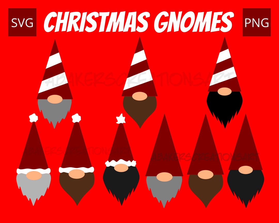 Christmas Gnomes Svg-holiday Png-winter - Etsy