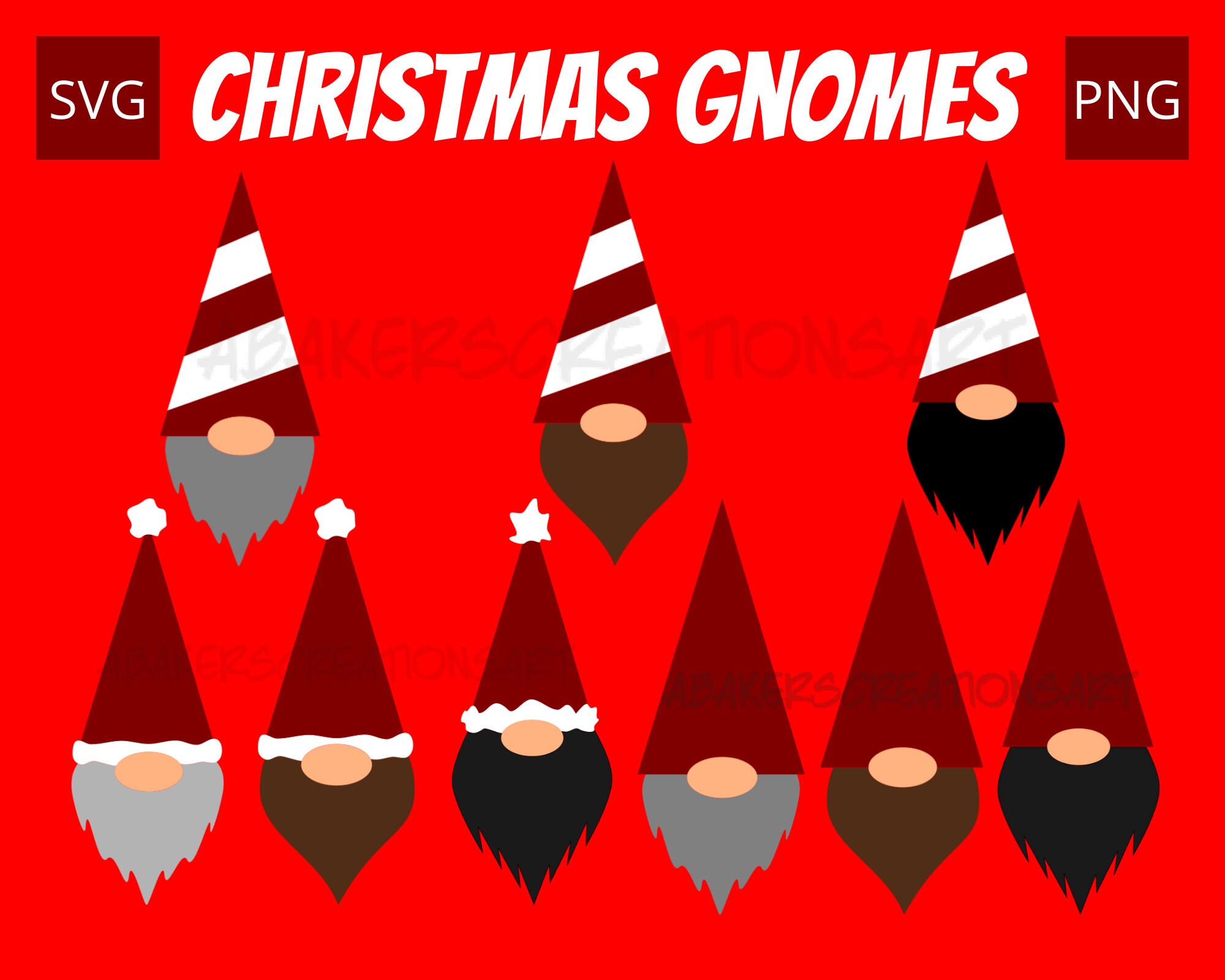 Christmas Gnomes Svg-holiday Png-winter - Etsy