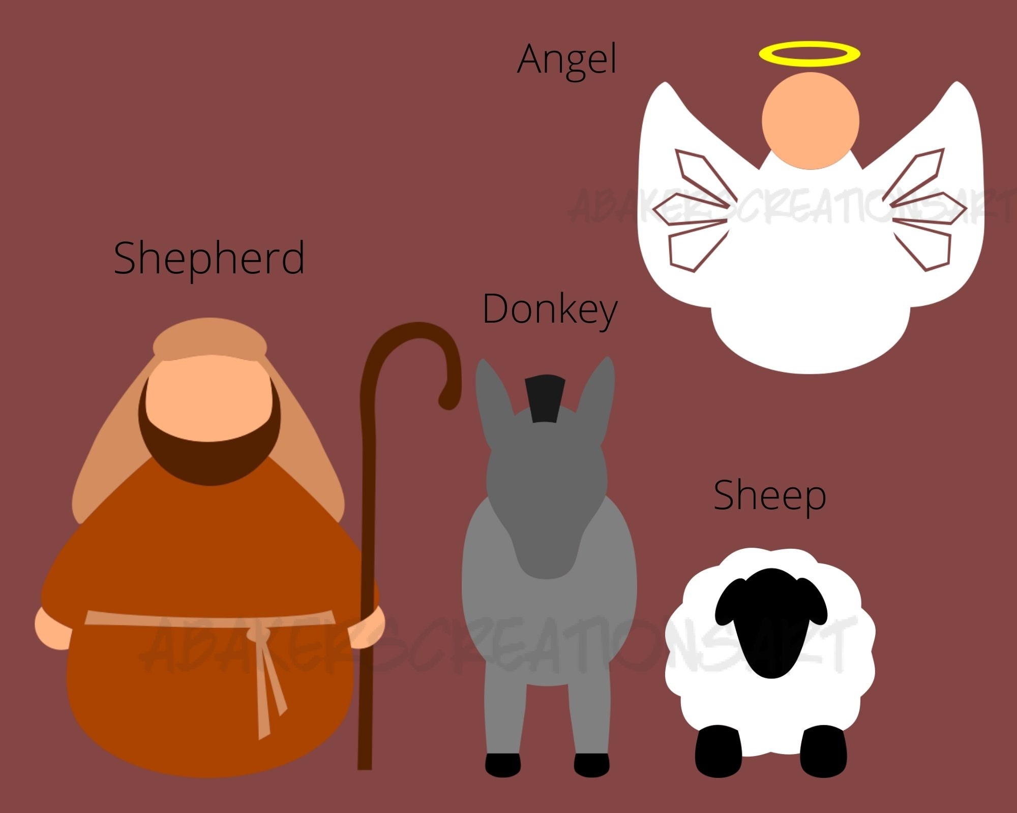 Nativity Svg-christmas Png-baby - Etsy