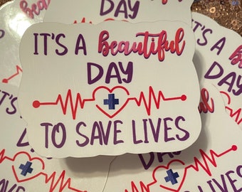 Study to Save Lives Sticker - Etsy