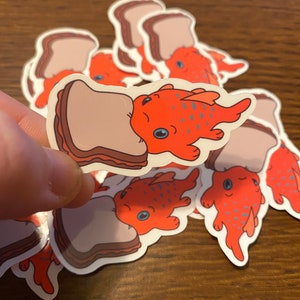 Small Pudge and Sandwich Sticker / Lilo and Stitch Inspired - Etsy