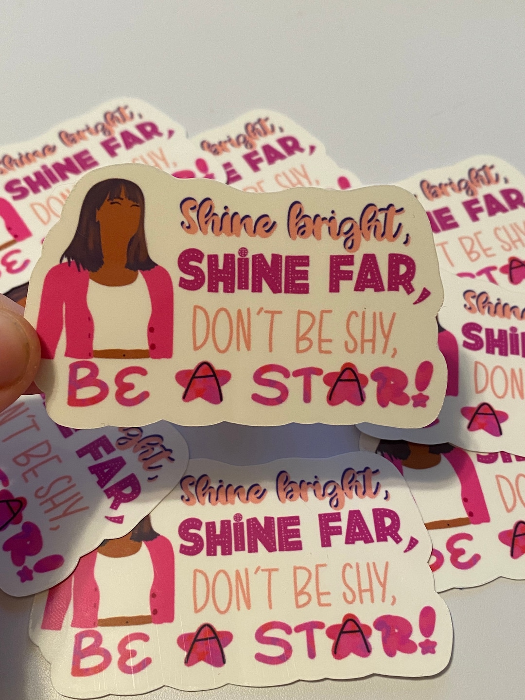 Shine Bright Shine Far Sticker / Life Size Inspired Sticker - Etsy