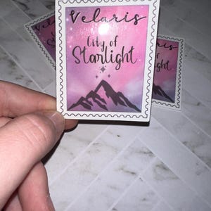 Velaris City of Starlight Stamp Inspired Sticker - Etsy