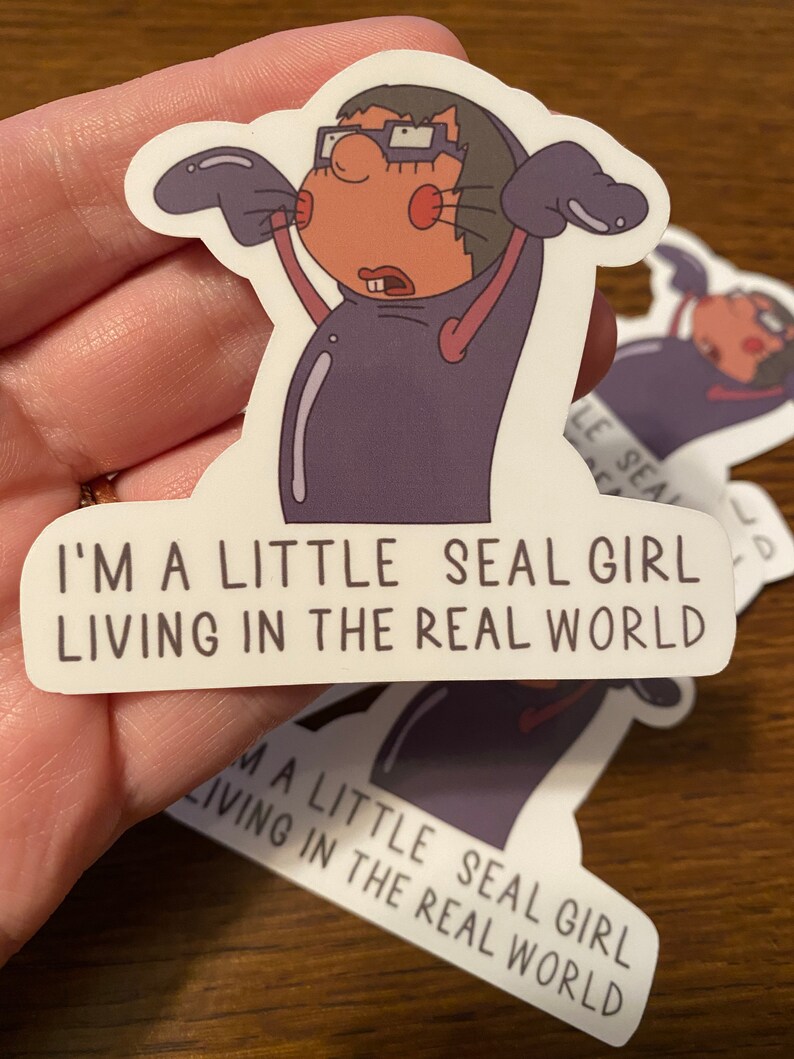 I'm a Little Seal Girl Sticker as Told by Ginger - Etsy