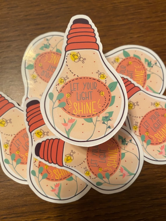 Let Your Light Shine Sticker - Etsy