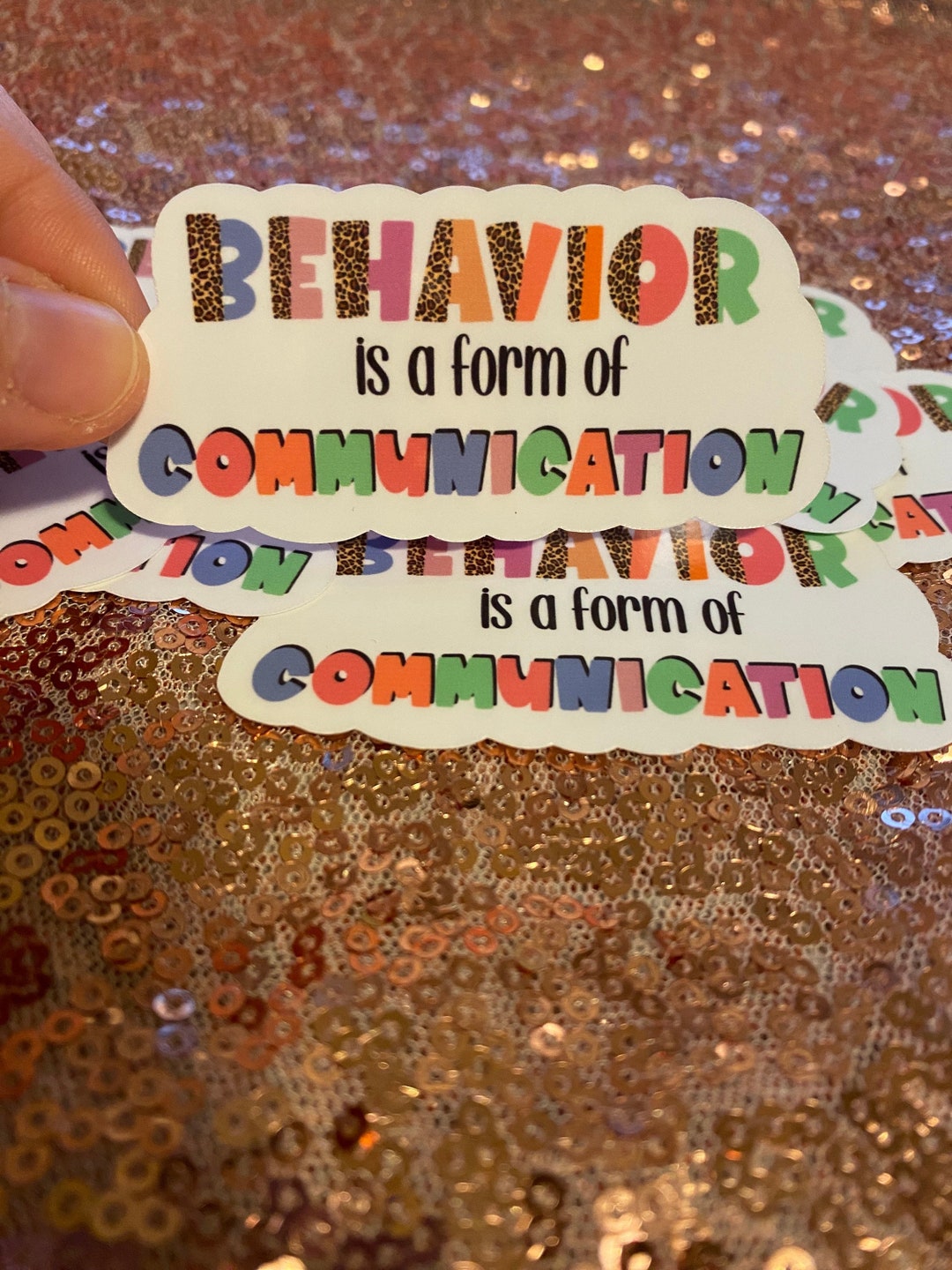 Behavior is a Form of Communication Sticker - Etsy