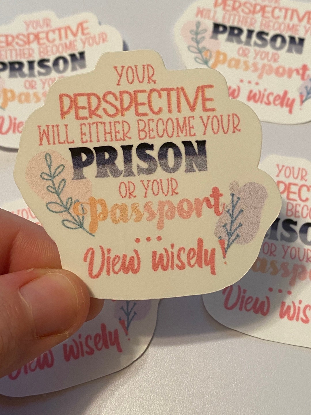 Perspective Sticker - Etsy