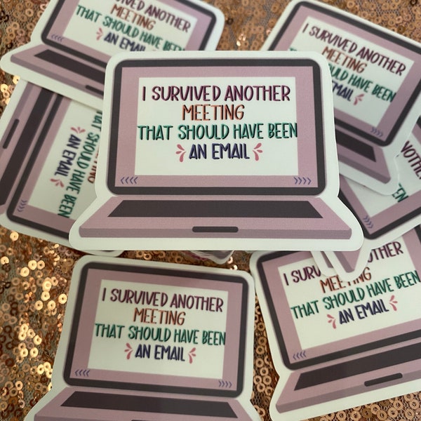 I Survived Sticker - Etsy