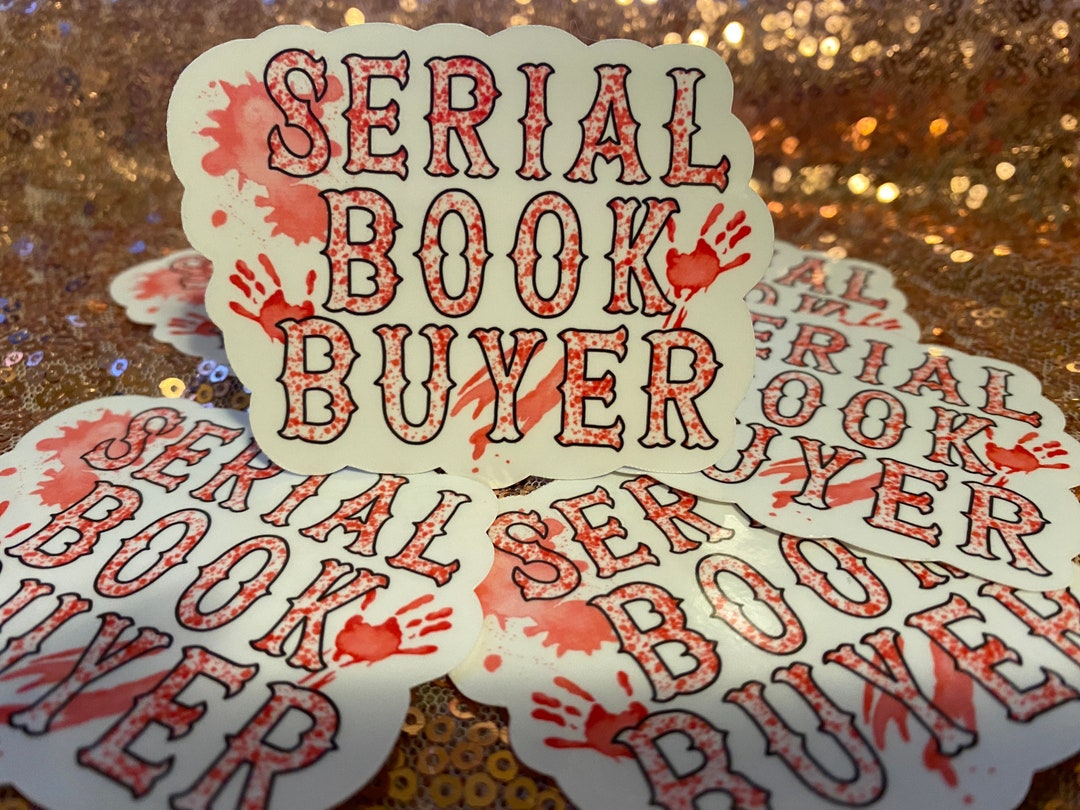 Serial Book Buyer Sticker - Etsy