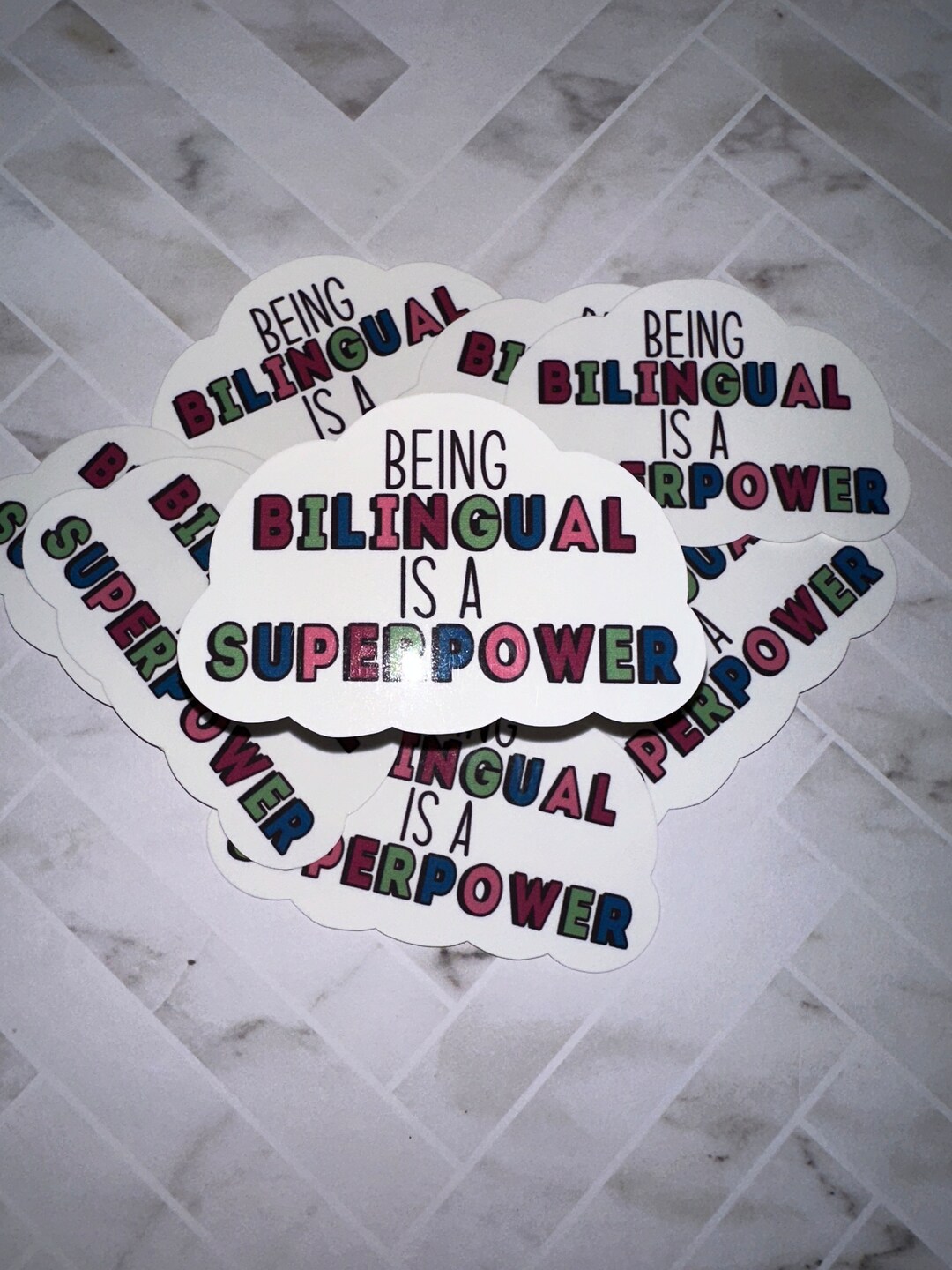 Being Bilingual is a Superpower Sticker - Etsy