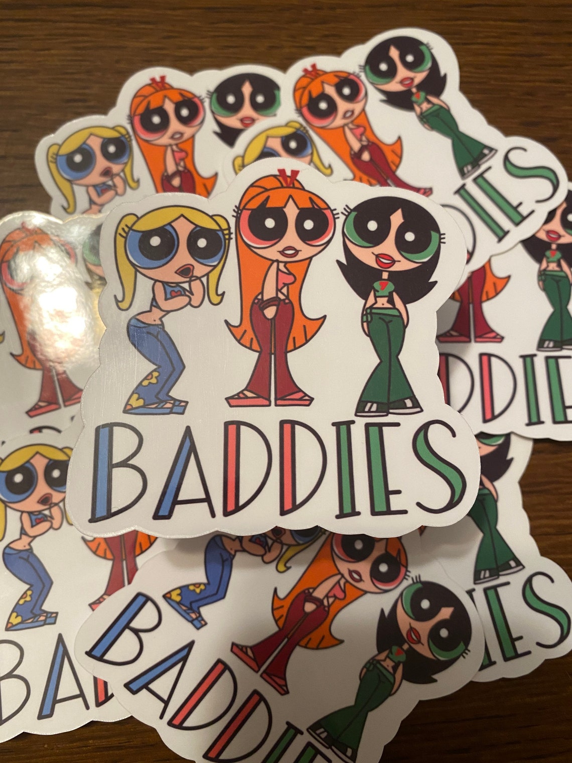 Grown Powerpuff Girls Baddies Sticker | Etsy