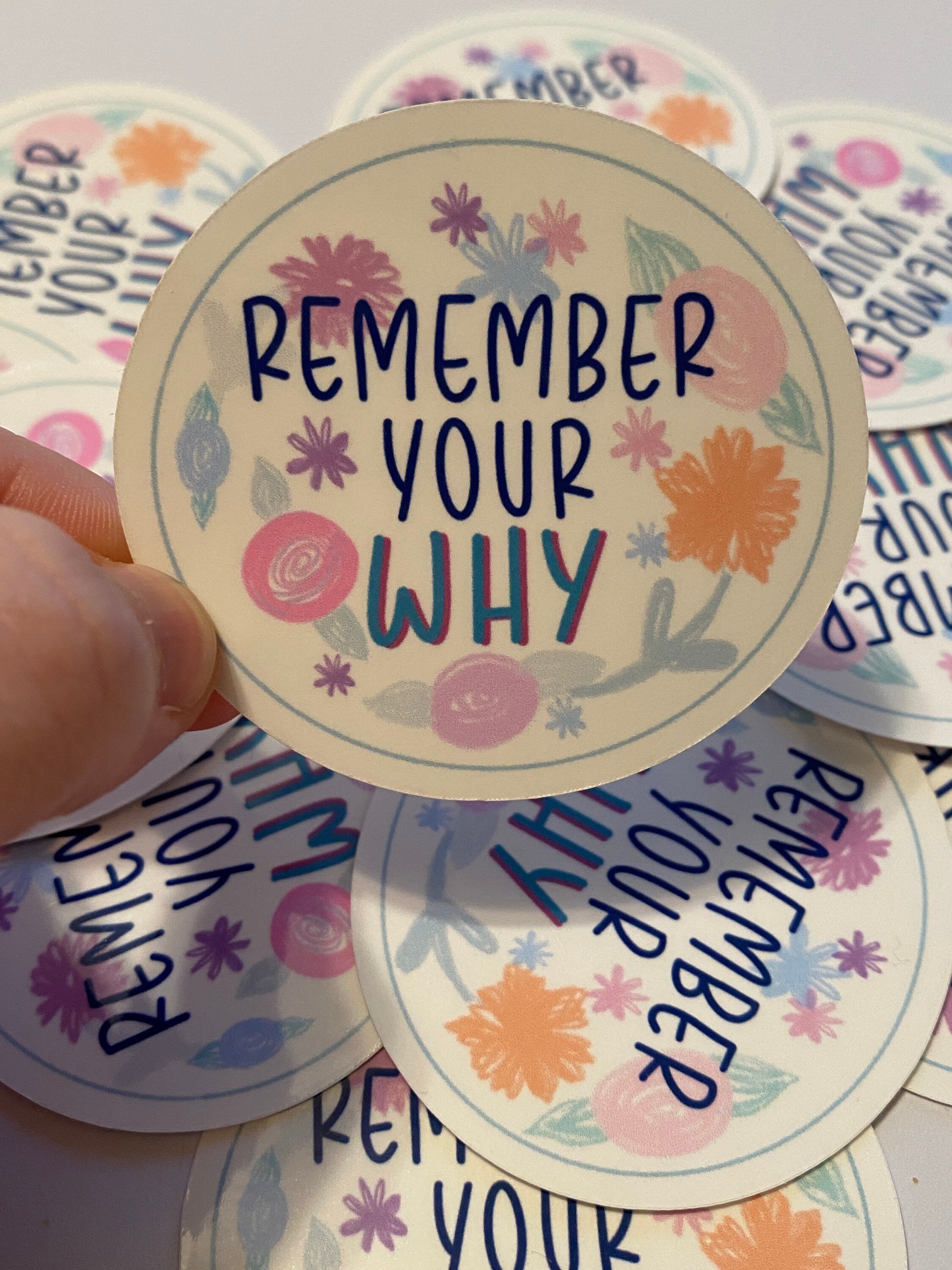 Remember Your Why Sticker | Etsy
