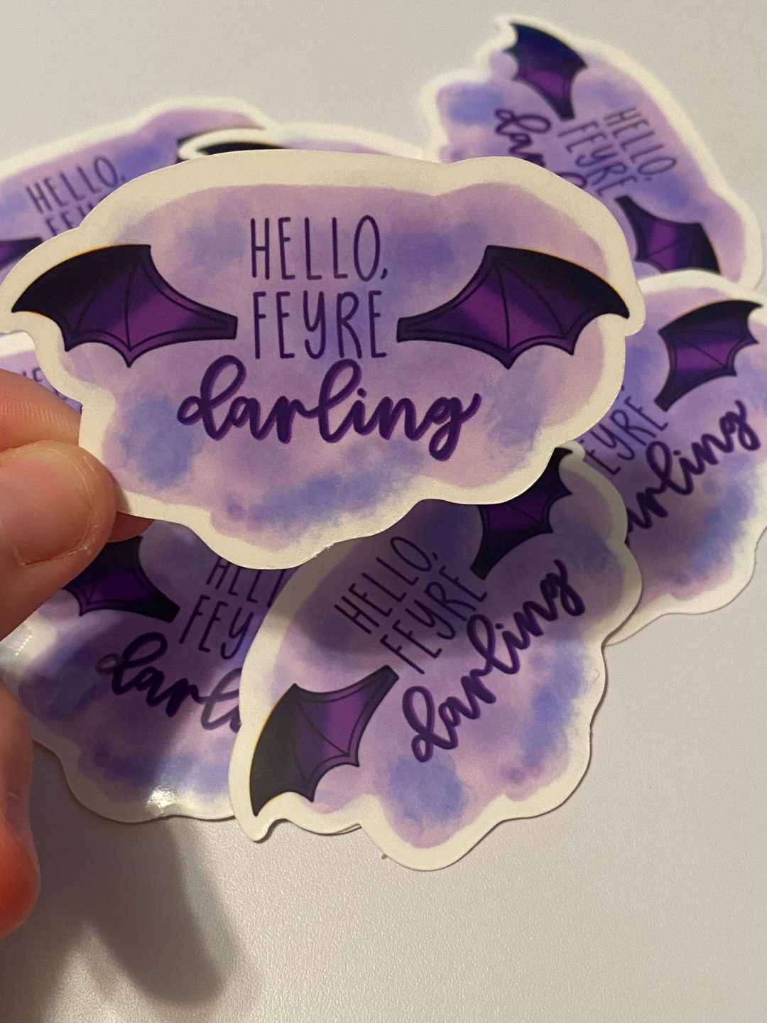 Hello, Feyre Darling / ACOTAR / ACOMAF Inspired Bookish Sticker - Etsy