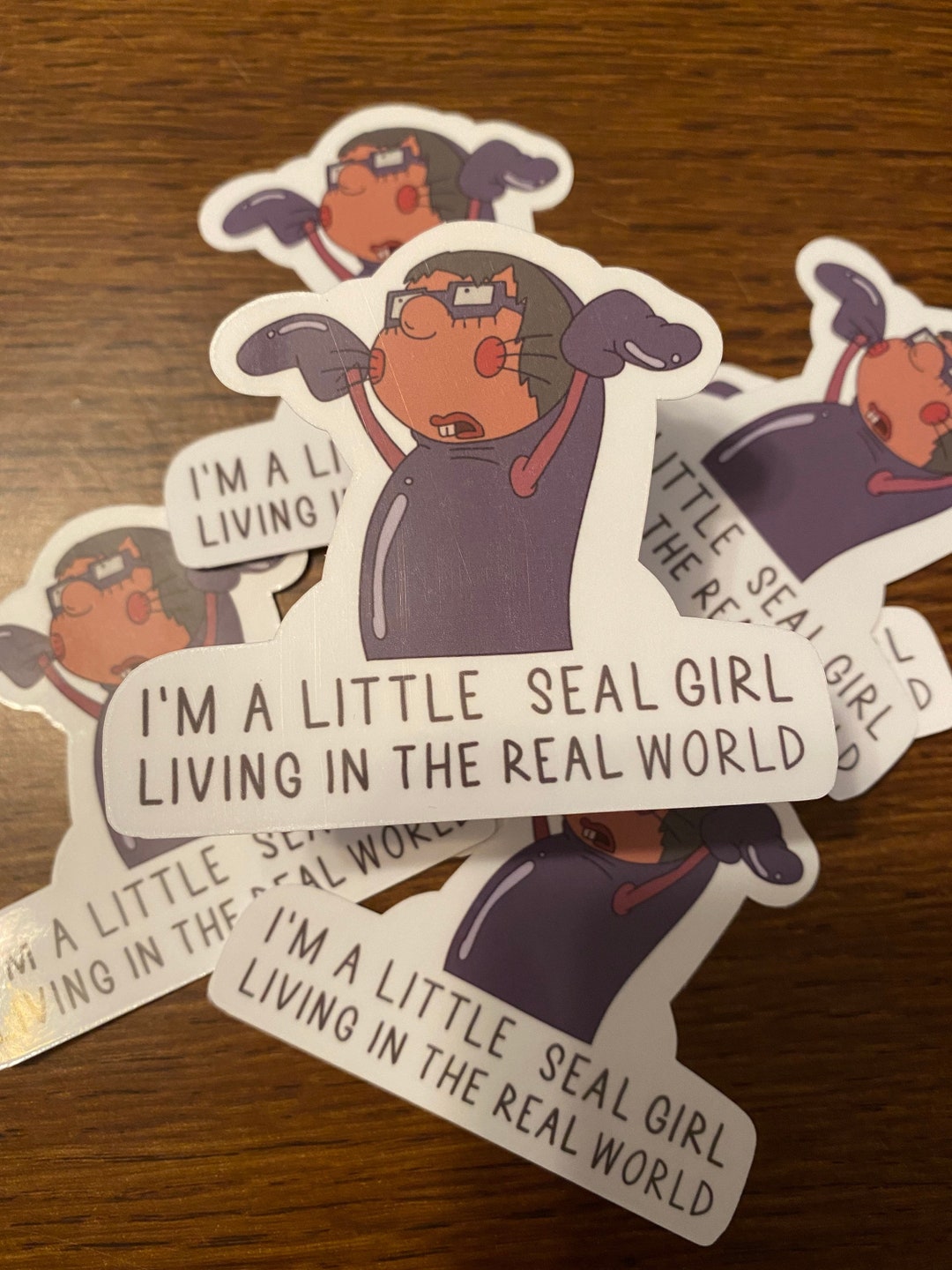 I'm a Little Seal Girl Sticker - as Told by Ginger Inspired Sticker - Etsy