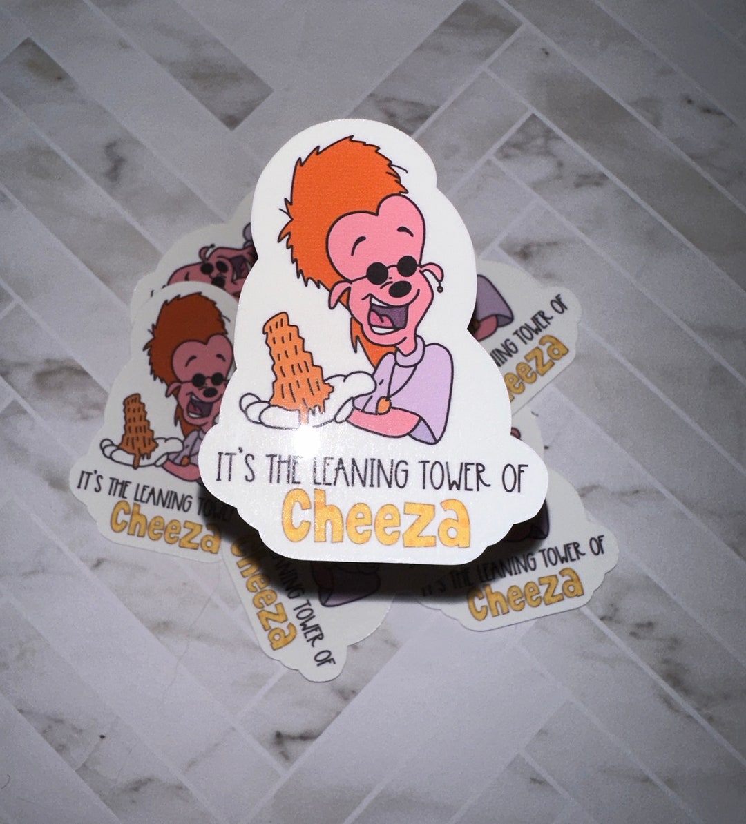 It's the Leaning Tower of Cheeza Goofy Movie Inspired Sticker - Etsy
