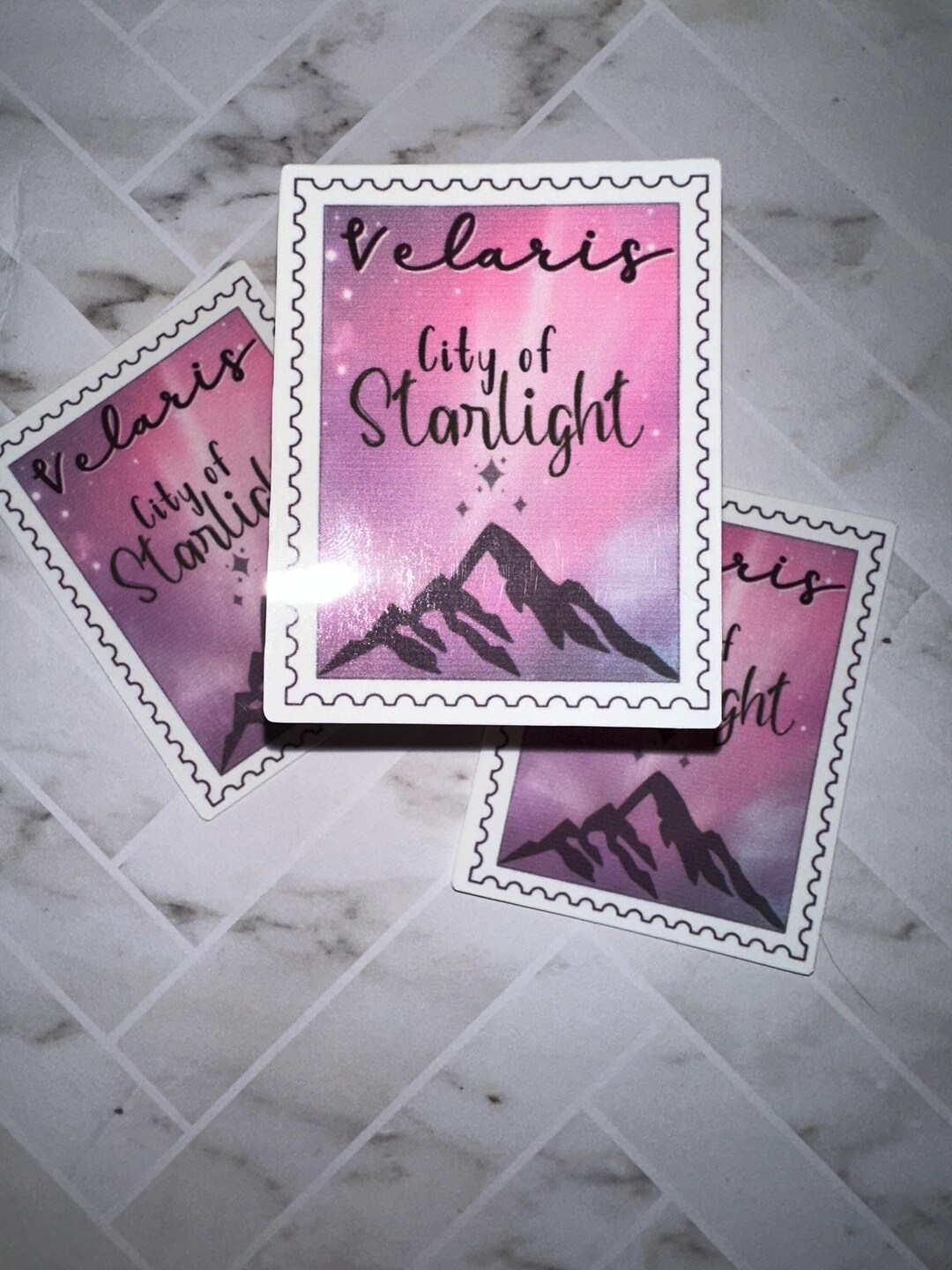 Velaris City of Starlight Stamp Inspired Sticker - Etsy
