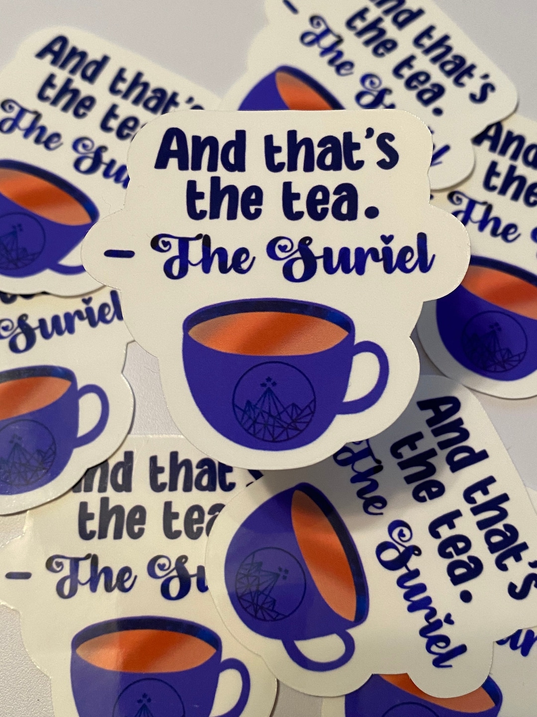 The Suriel Tea Sticker / ACOTAR Inspired Sticker - Etsy