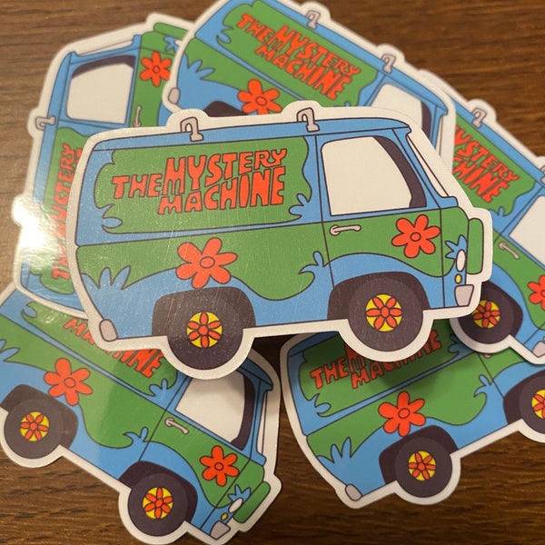 The Mystery Machine Car Decal - Etsy