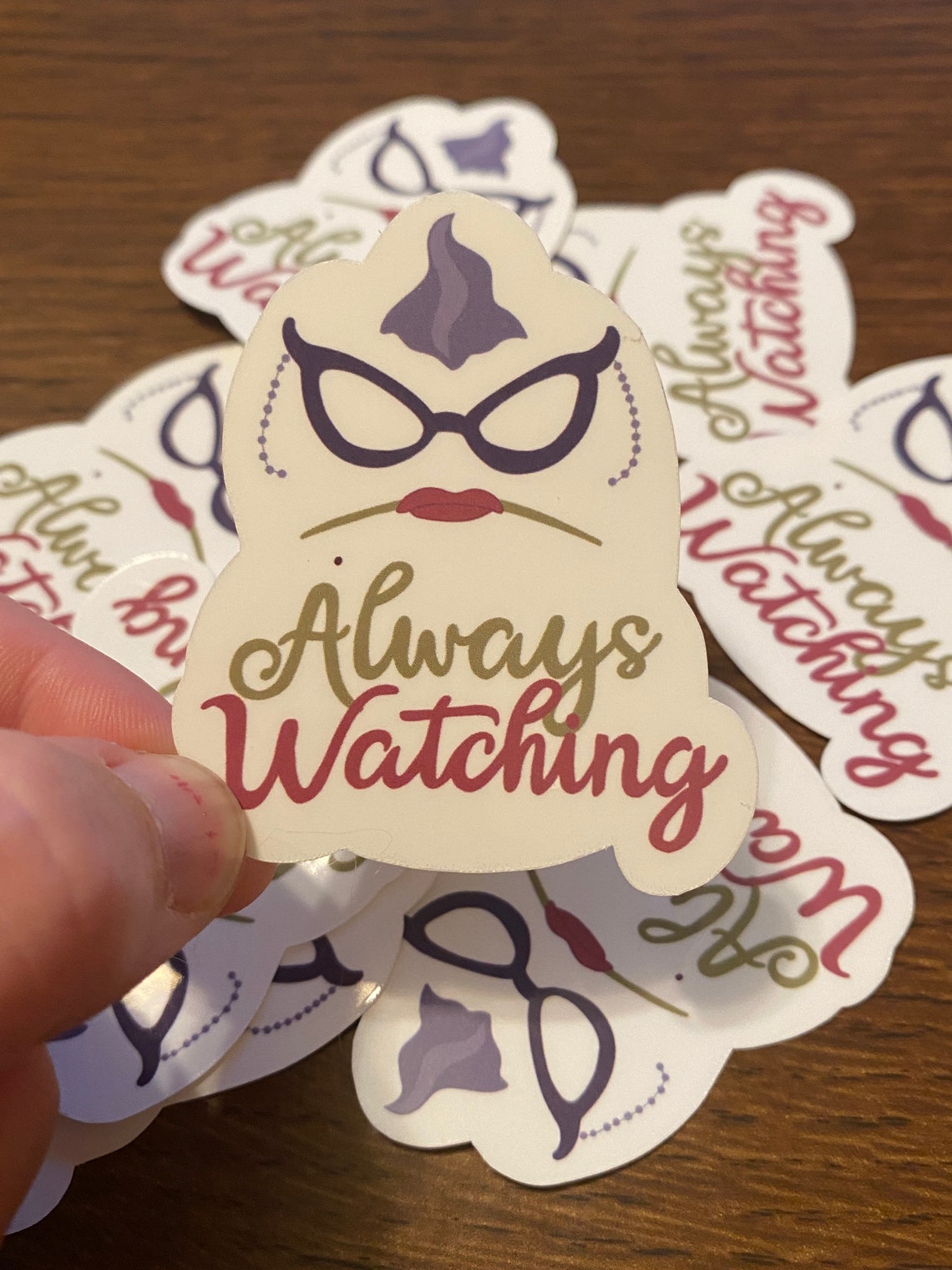 Always Watching Monsters Inc Inspired Sticker | Etsy