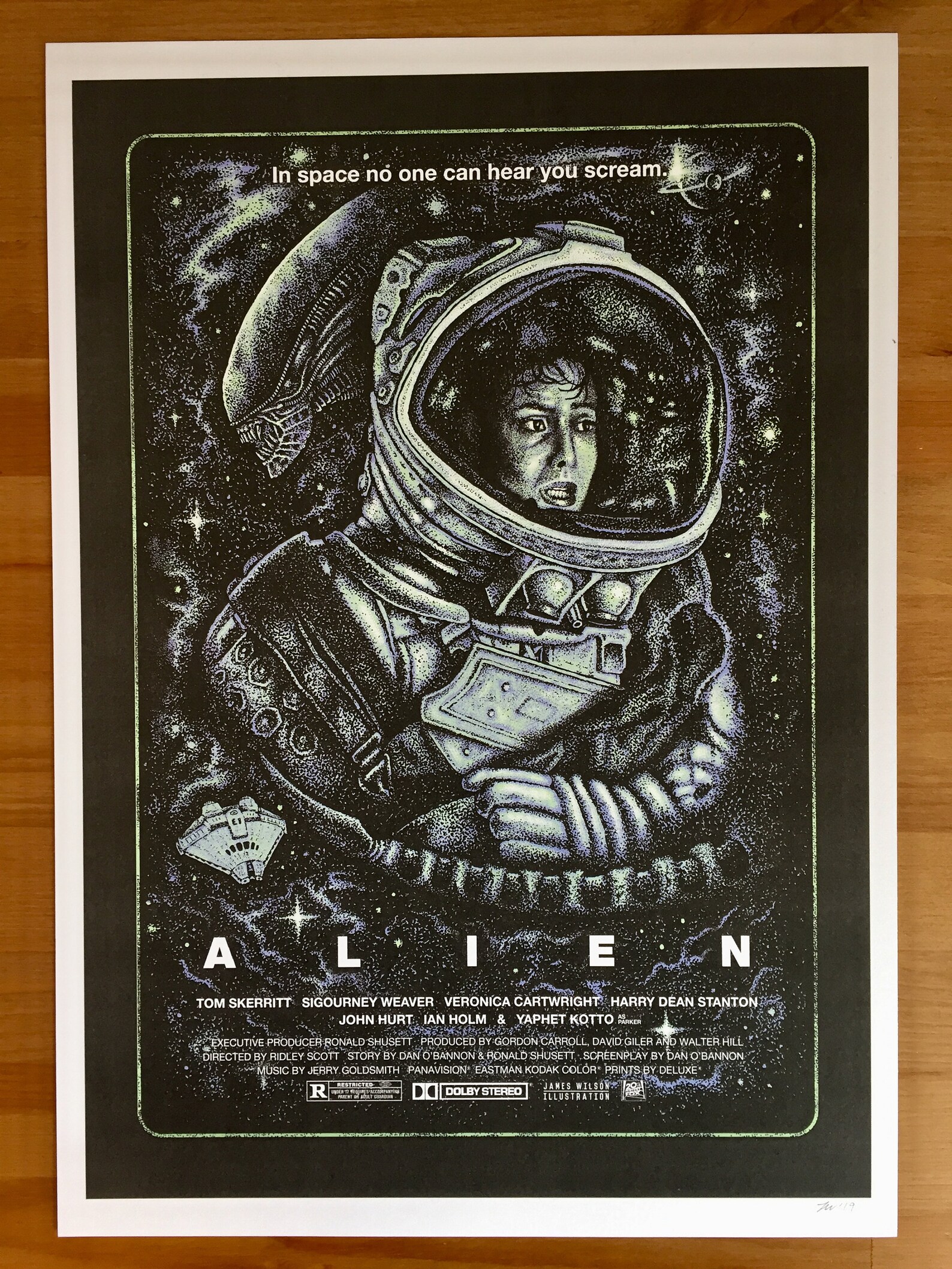 ALIEN A3 Digital Movie Poster Print - Etsy