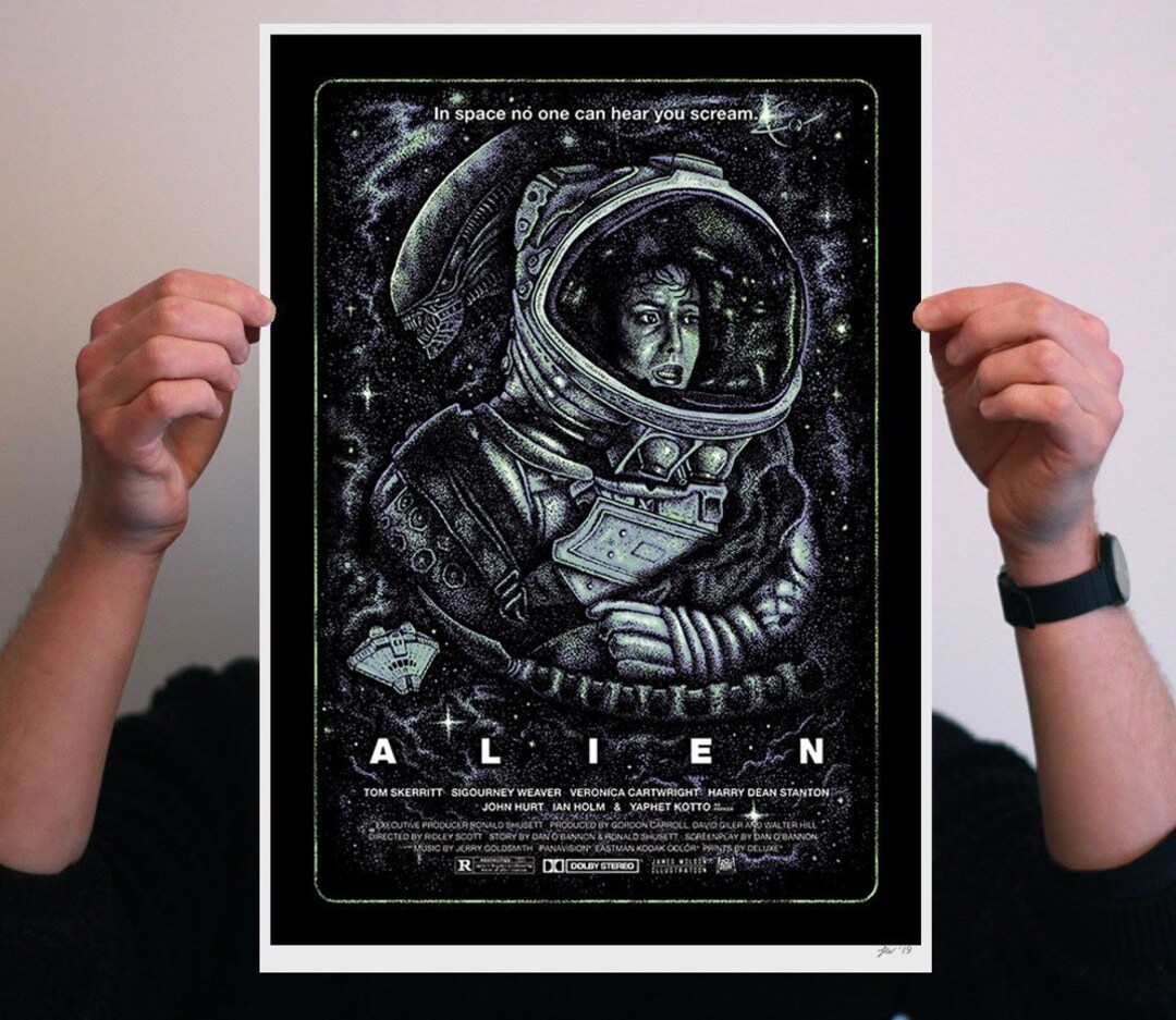 ALIEN A3 Digital Movie Poster Print - Etsy