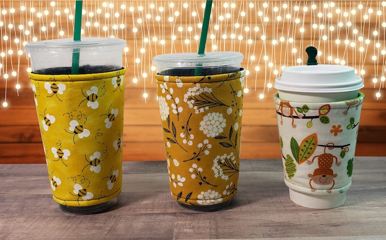 Cup Cozy SEWING PATTERN PDF Cold Drink Sleeve Starbucks - Etsy UK