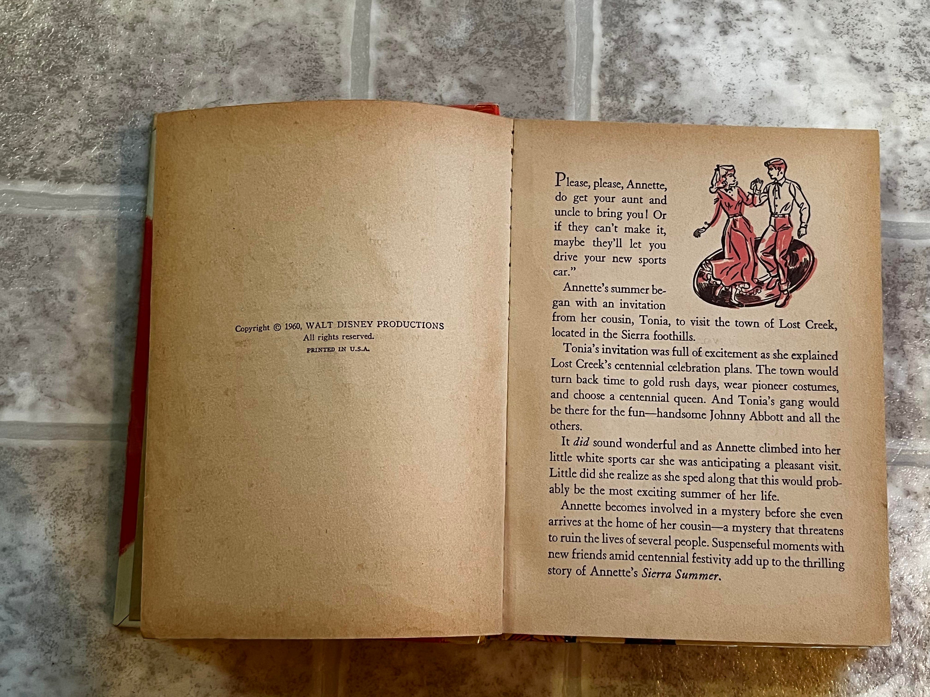 Walt Disney’s Annette Sierra Summer Book - Etsy