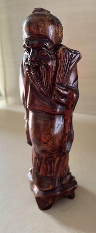 Vintage Bearded Man Wooden Figure - Etsy