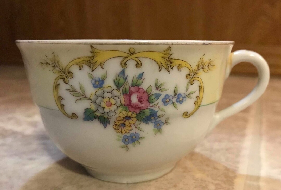 Chikaramachi Floral Hand-painted Noritake China Cup - Etsy