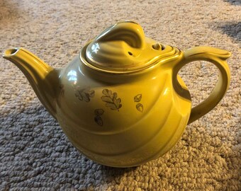 Yellow Hall Teapot | Etsy