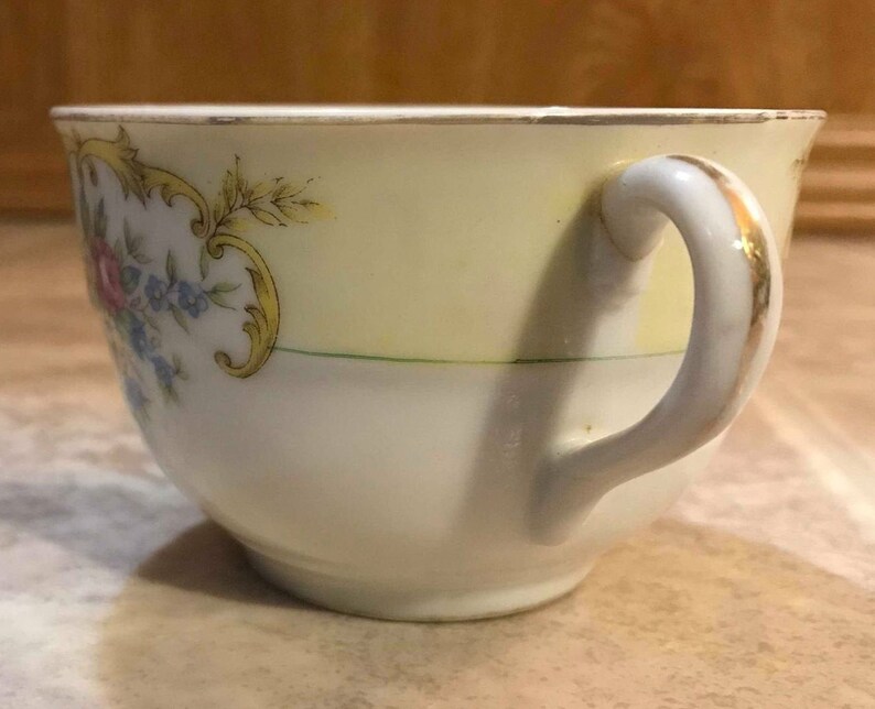 Chikaramachi Floral Hand-painted Noritake China Cup - Etsy