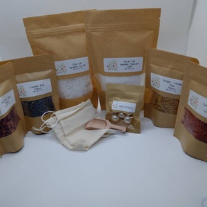 Make Your Own Bath Soak Kit - Customized Bath Soak - Self Care Gift Set ...