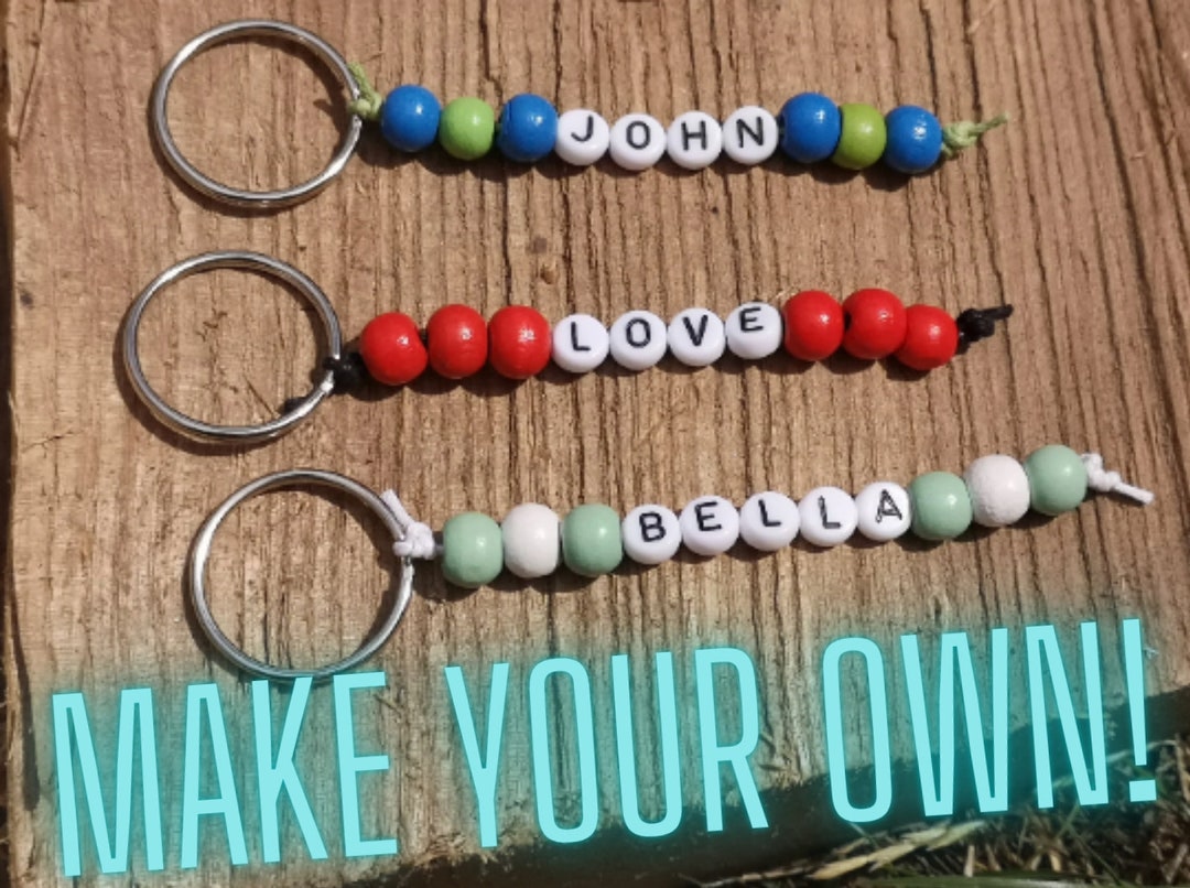 DIY, Make Your Own, Keyring, Keychain,crafts,adult,kids,children ...