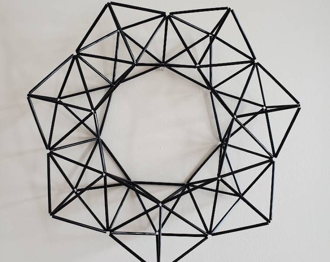 Himmeli Geometric Wreath Decor,gold,silver,white,black,ornaments ...