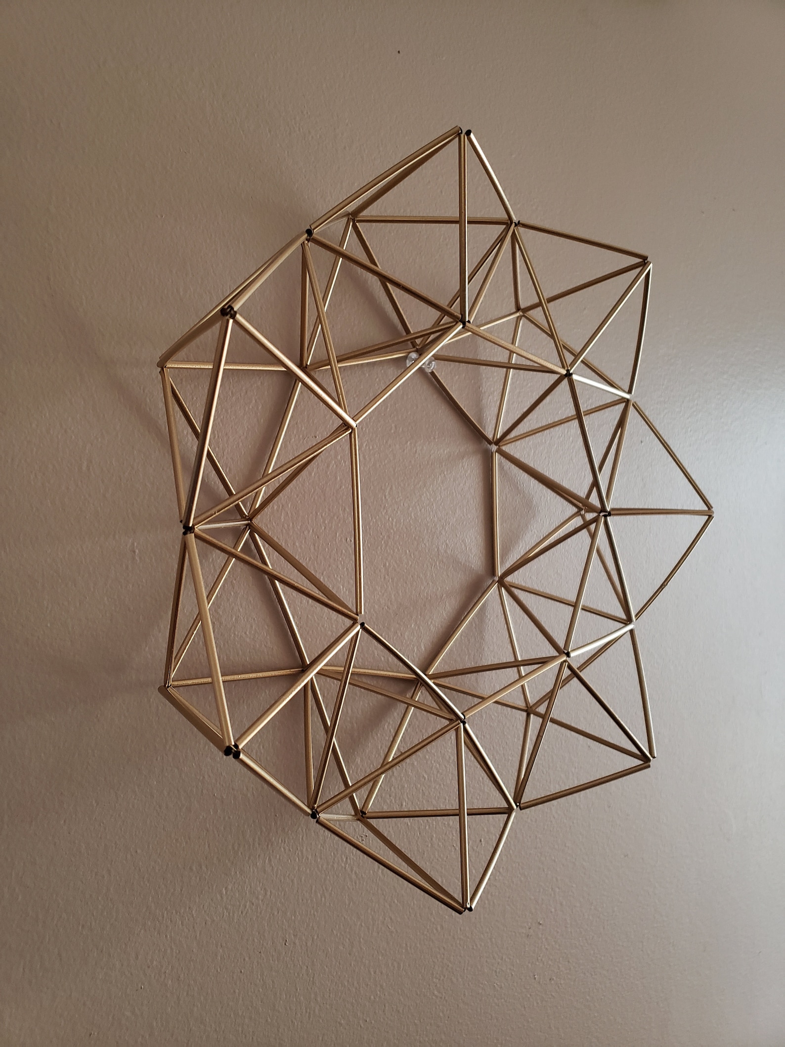 Himmeli Geometric Wreath - Etsy