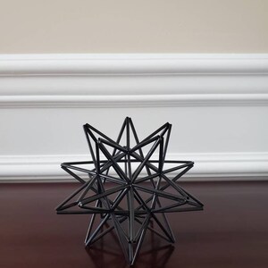 Gold Geometric Sculpture Star Accent | Etsy