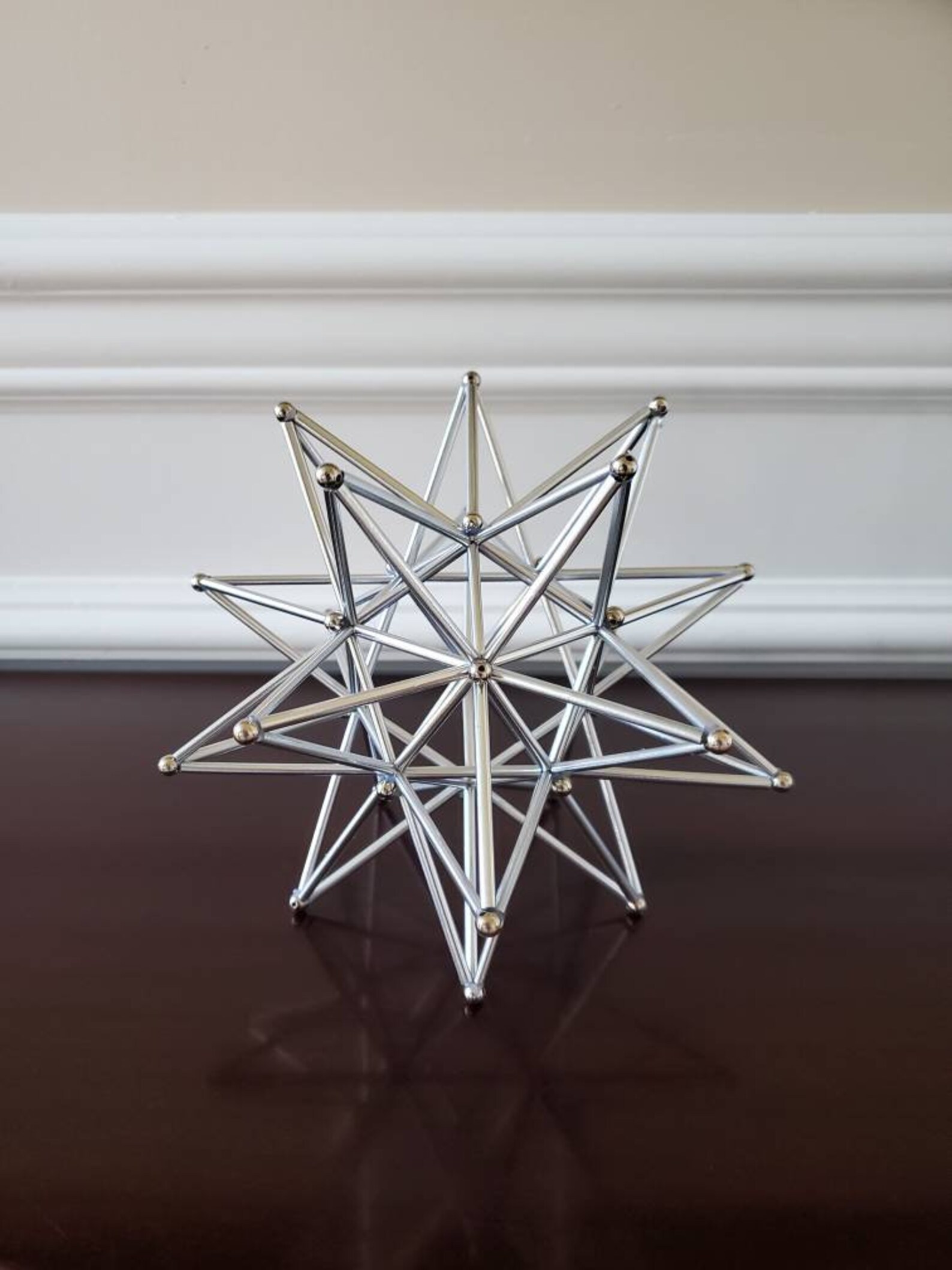 Gold Geometric Sculpture Star Accent | Etsy