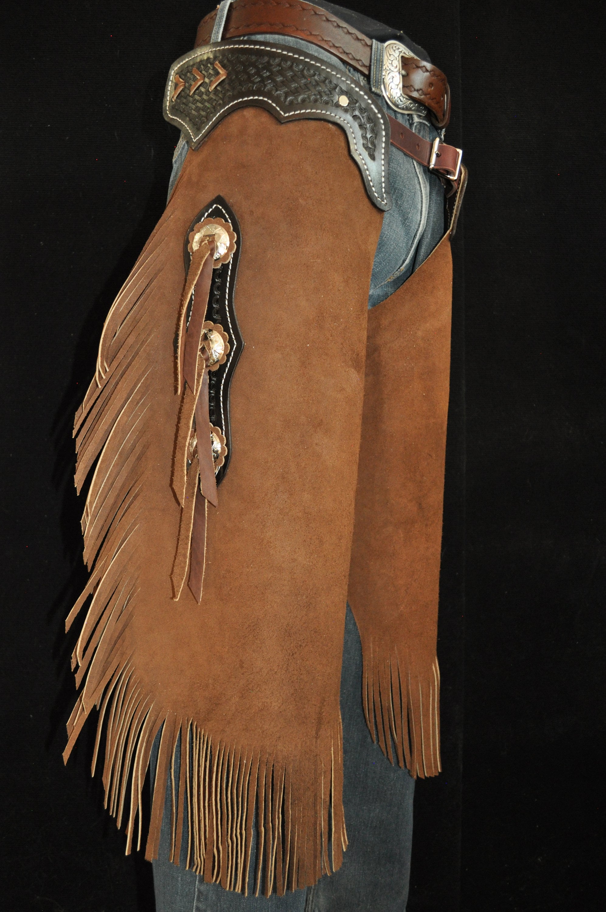 Custom Made Leather Chinks/New Chaps/Rough out/R Bar K | Etsy