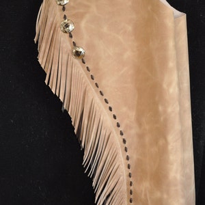 Custom Made Leather Shotgun Chaps/distressed/new/r Bar K - Etsy