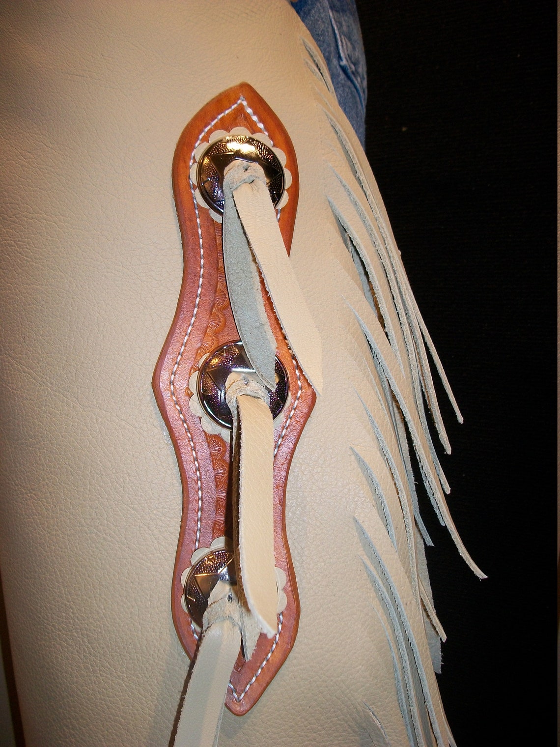 Custom Made Leather Chinks/new Chaps/ Floral Carved/r Bar K - Etsy