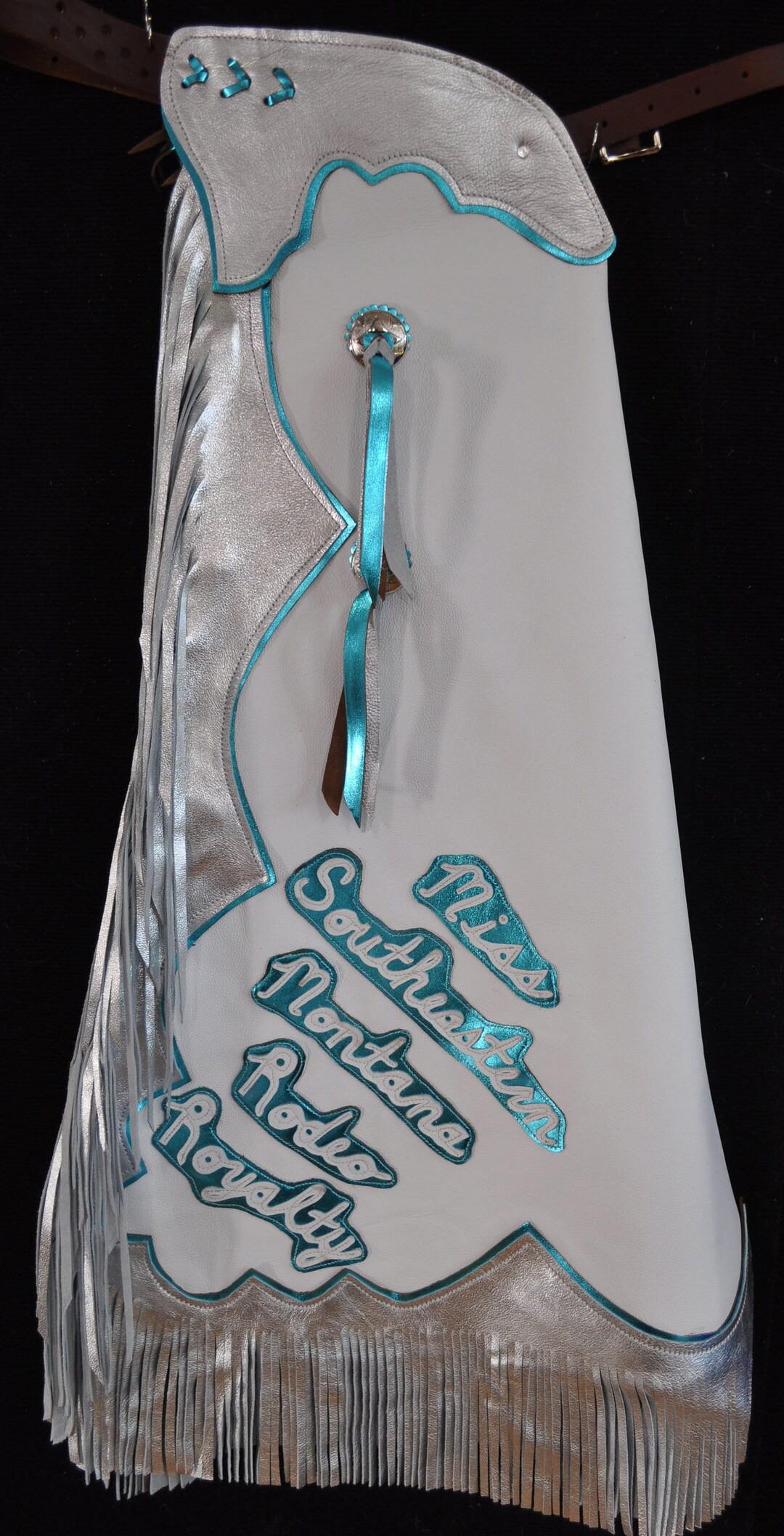 Custom Made Rodeo Royalty Chaps/ New/ Custom Leather/r Bar K - Etsy