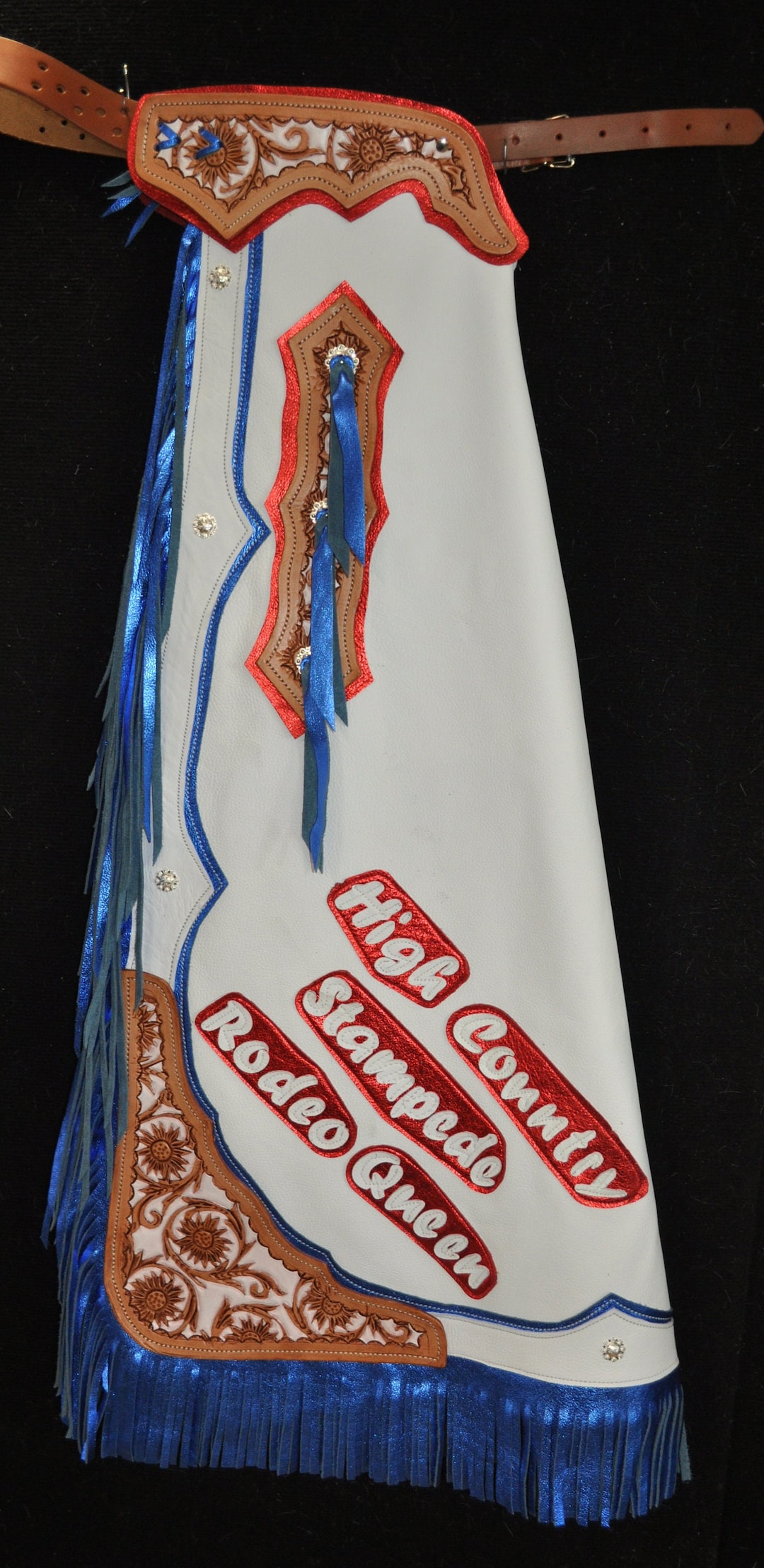 Custom Made Kid's Rodeo Royalty Chaps/ New/ Custom Leatherrodeo Chaps/r ...