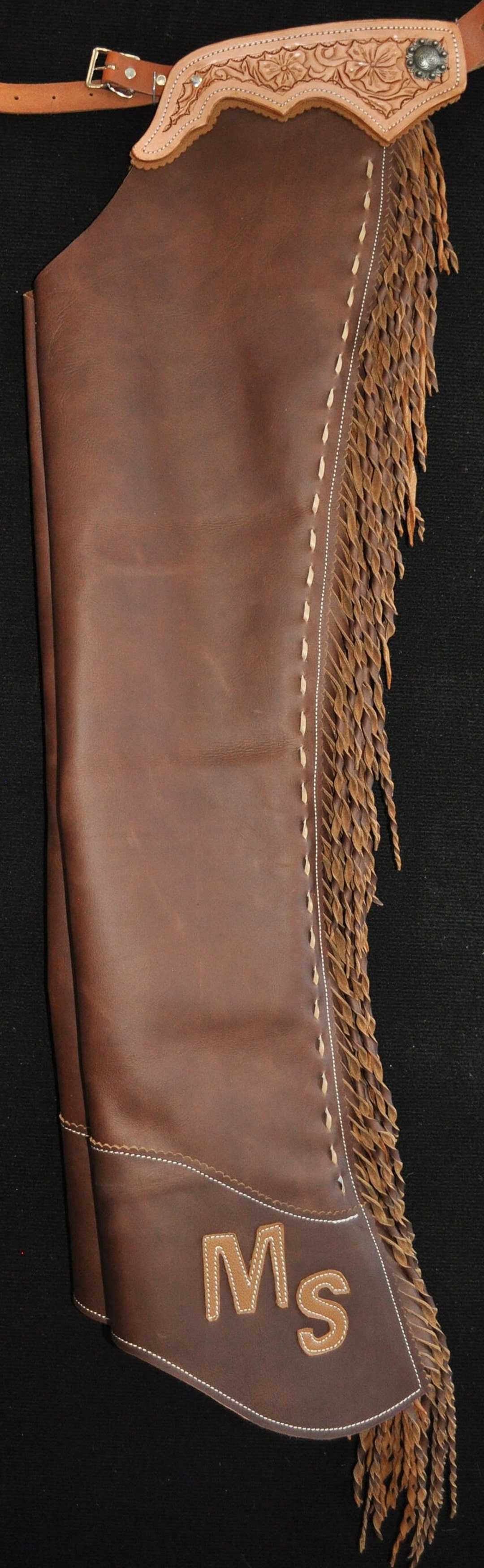 Custom Made Leather Shotgun Chaps/ New/r Bar K - Etsy