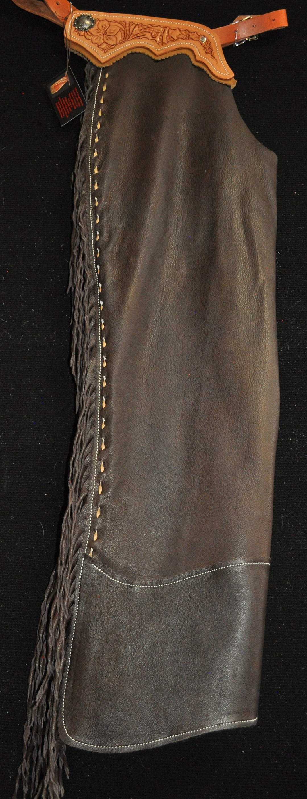 In Stock Now! Custom Made Leather Shotgun Chaps/r Bar K - Etsy