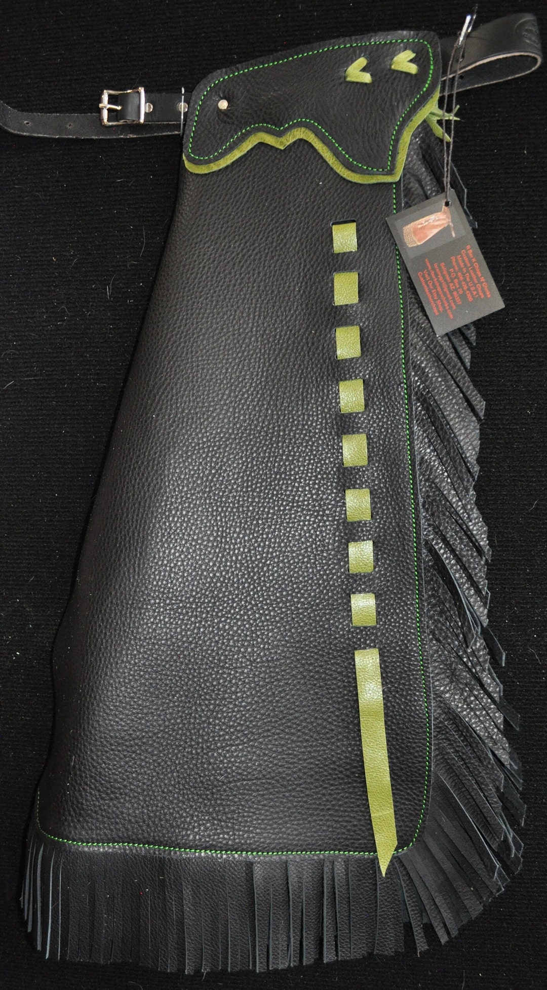 Custom Made Green Leather Kid's Chaps/toddler's/ Youth/new/r Bar K - Etsy