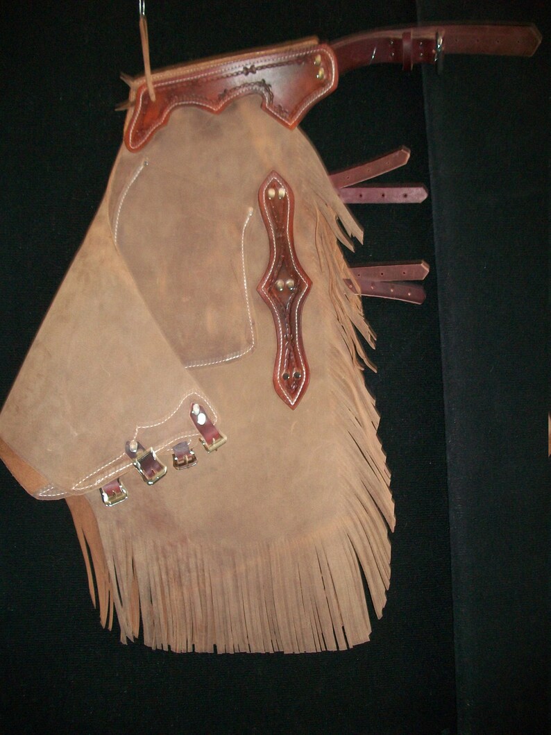 Custom Made Leather Chinks/New Chaps/R Bar K | Etsy